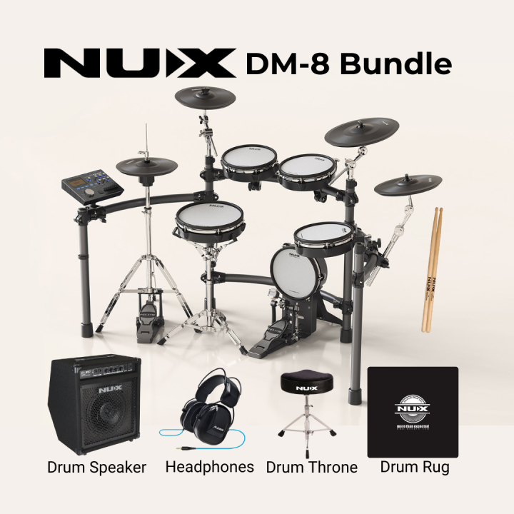 Shop NUX DM-8 Drum Bundle • Free UAE Delivery